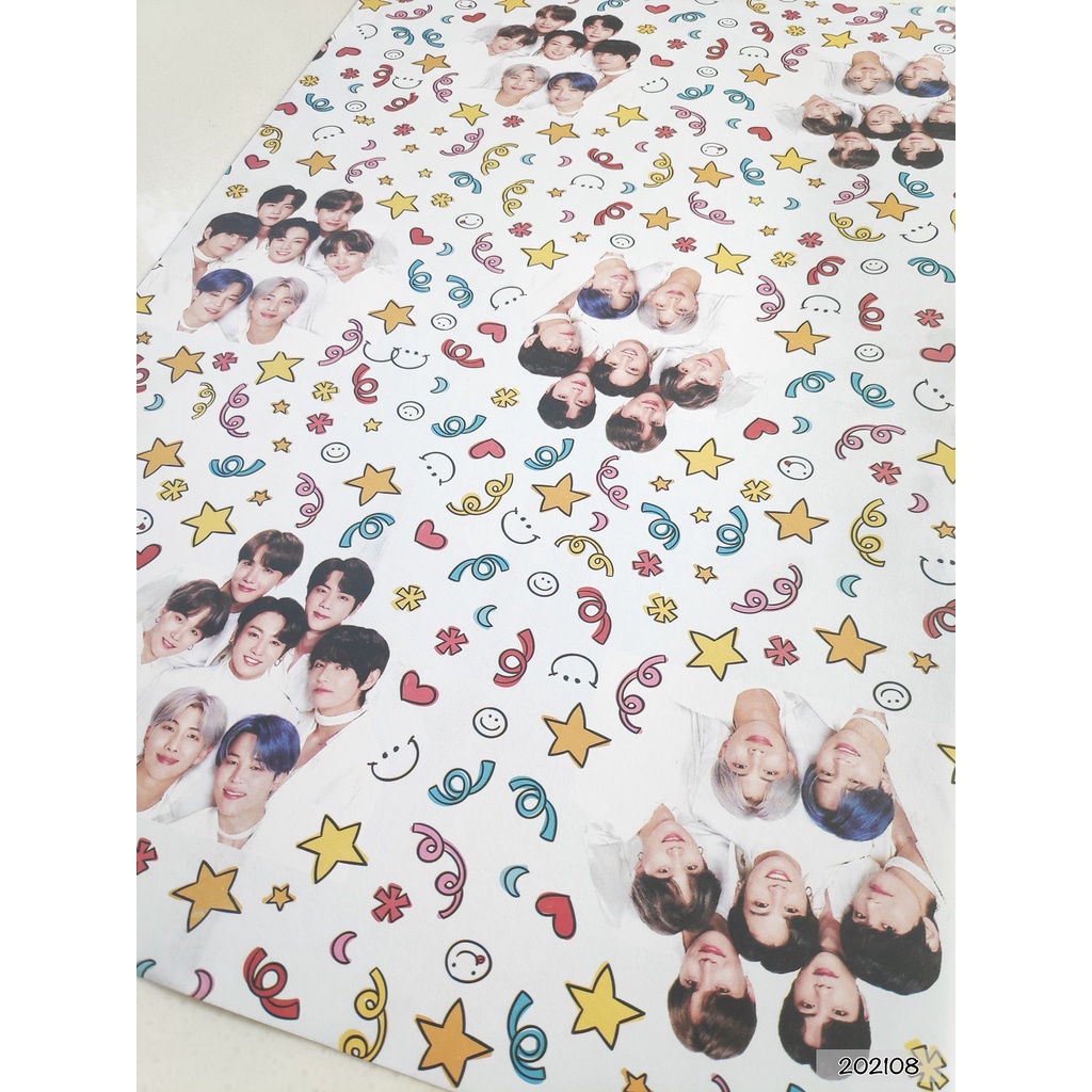 Jual Kertas Kado motif BTS 202108 | Shopee Indonesia