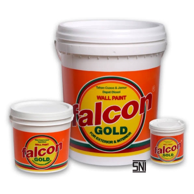 Jual Cat tembok falcon gold 25kg / Cat Falcon pail 25kg / Cat tembok ...