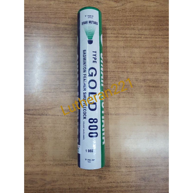 Jual Kok Shuttlecock Badminton Bulutangkis Sinar Mutiara Gold 800 ...