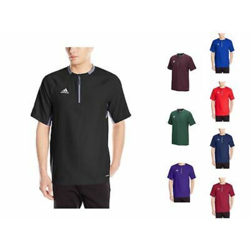 Jual Adds Climate Men's ShortSleeve 1/4 Zip Fielders Choice Cage ...