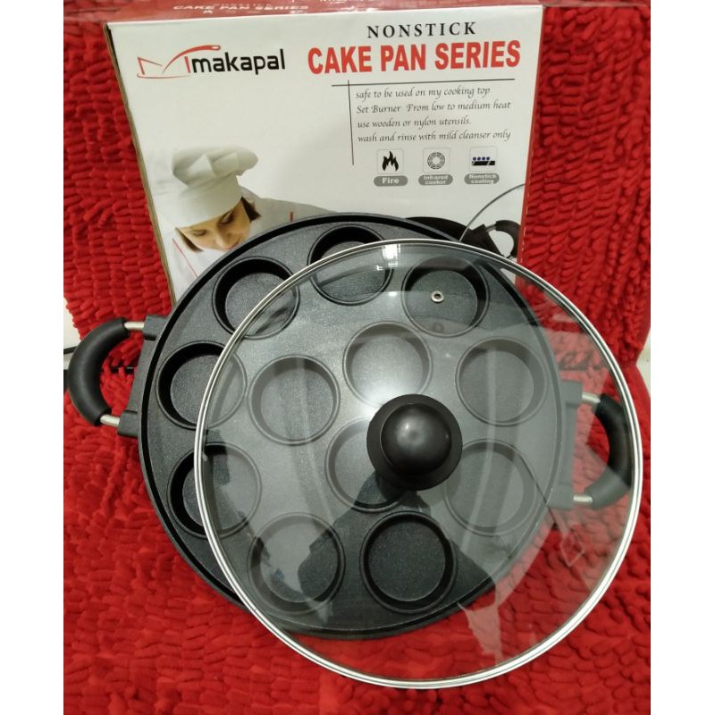 Jual Cake Pan Martabak Mini / Apem / Serabi/ Pancake 12 Lubang | Shopee ...