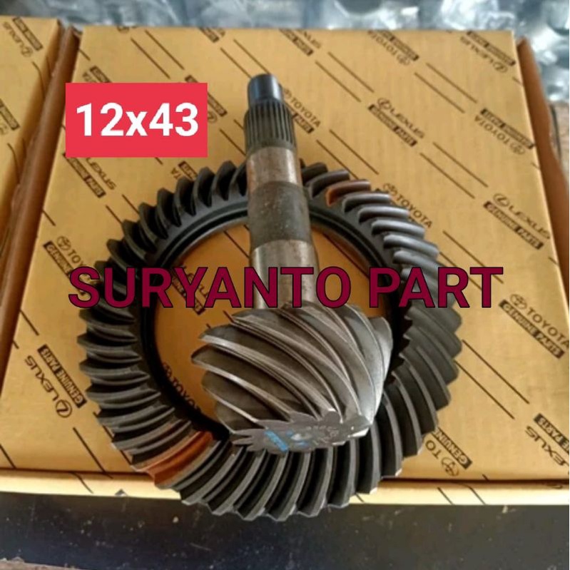 Jual Gear Set Final Gear Kit Gardan belakang Gigi 12x43 Crown Wheel ...