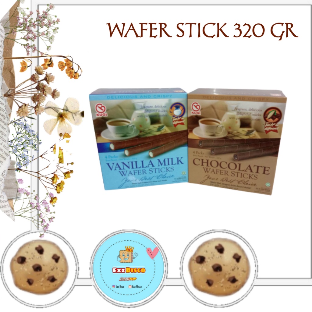 Jual EXZBISCO - KUGI WAFER STICK 320g Biskuit Anak Dewasa Enak Renyah ...