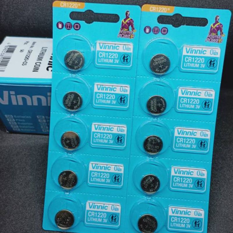 Jual Baterai Vinnic 1220 CR1220 Lithium 3v | Shopee Indonesia