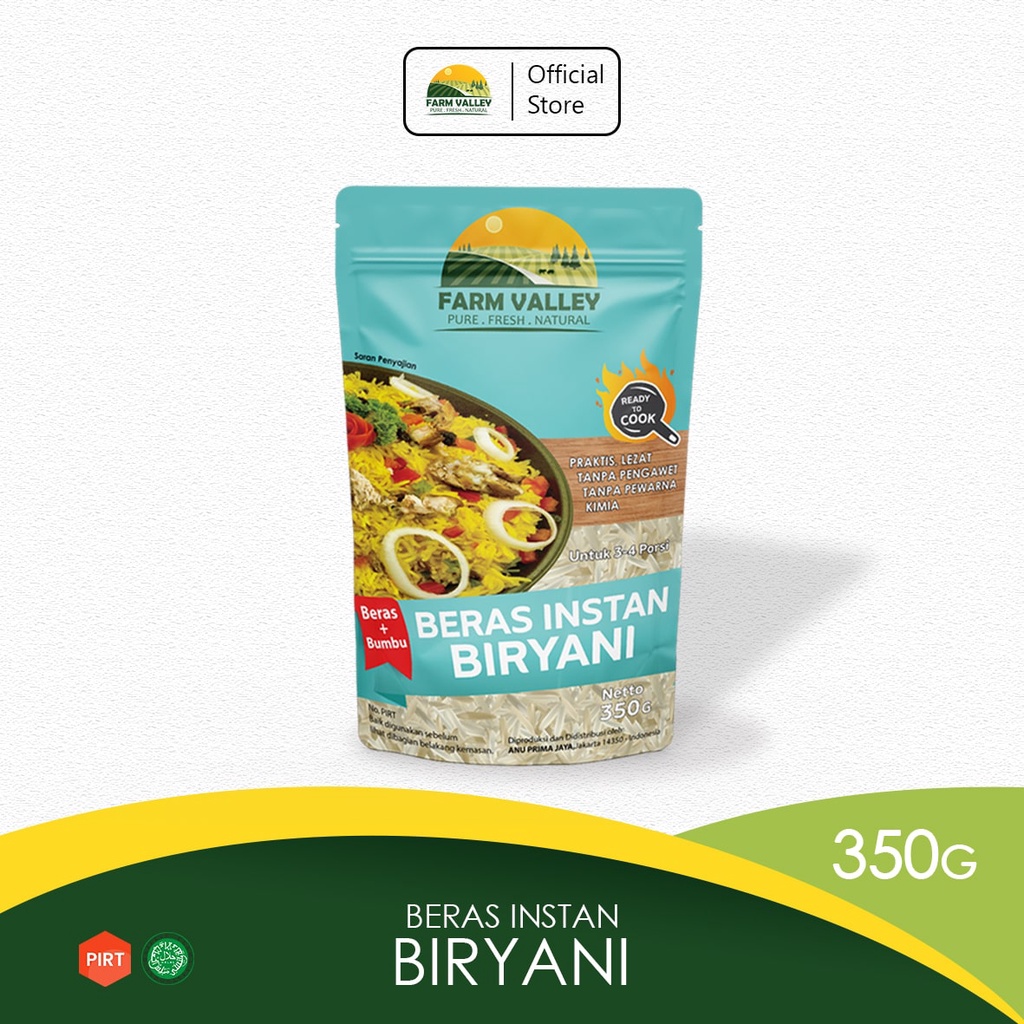 Jual Nasi Biryani Instan Farm Valley | Shopee Indonesia