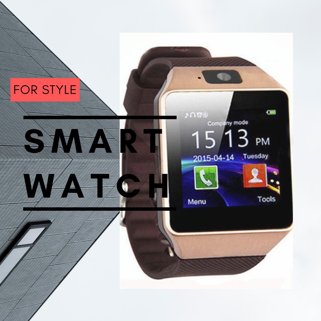 Jual Jam tangan Smart Watch U9 / Dz09 Sim Card | Shopee Indonesia