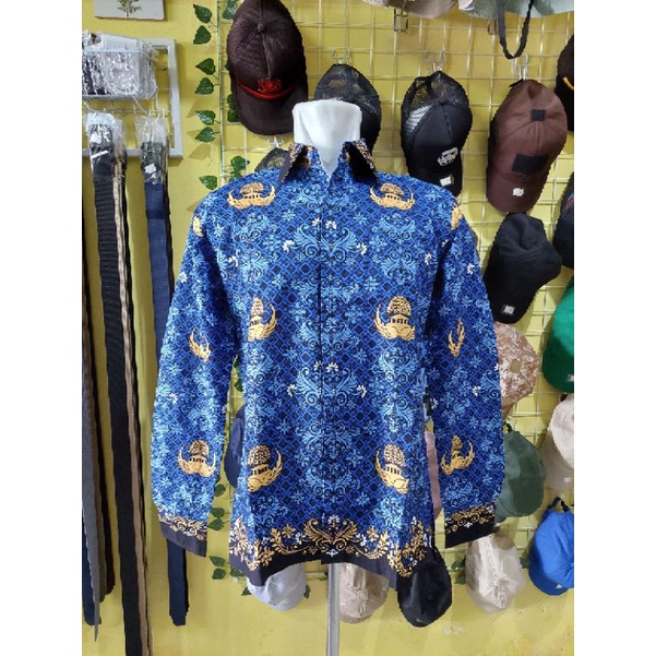 Jual BAJU KORPRI PRIA 2022 TERBARU KERAH HITAM | Shopee Indonesia