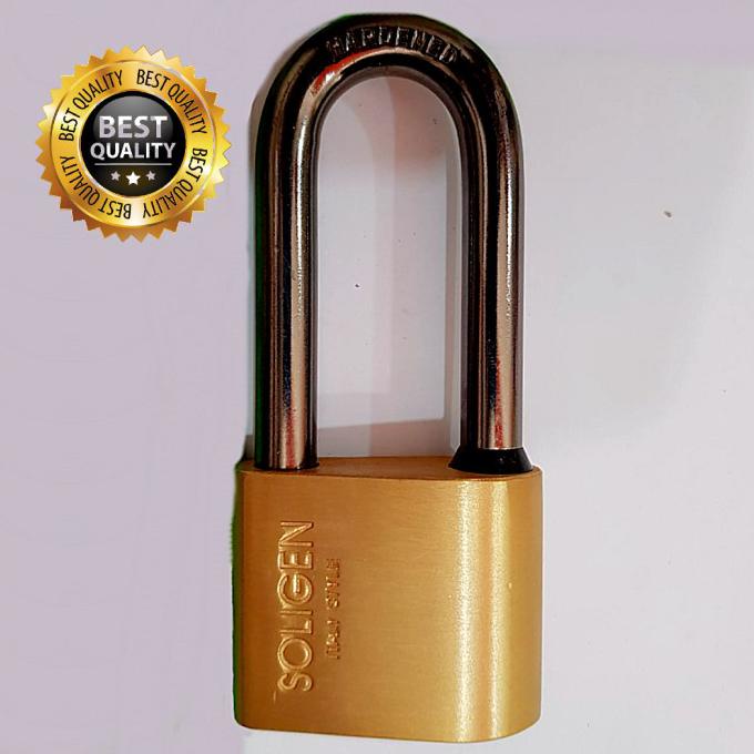 Jual Bagus Gembok Pintu Pagar Leher Panjang Soligen Baja Hitam 40 , 50 ...