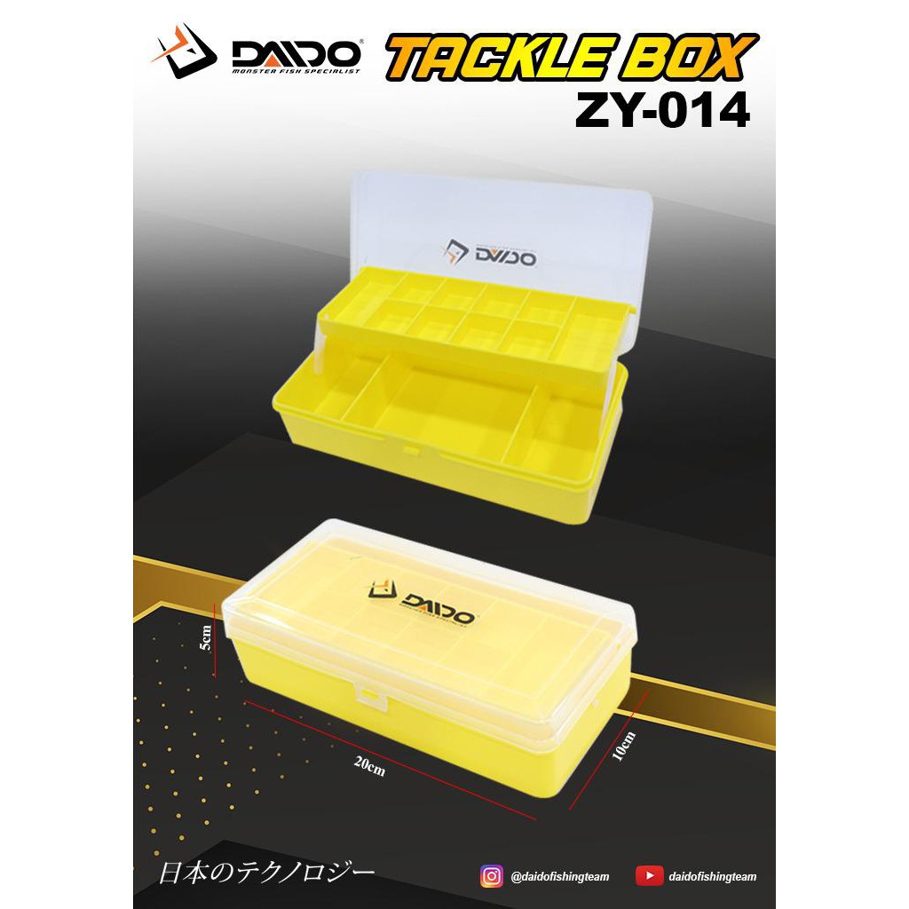 Jual BOX PANCING KOTAK PANCING DAIDO TACKLE BOX ZY-014 | Shopee Indonesia