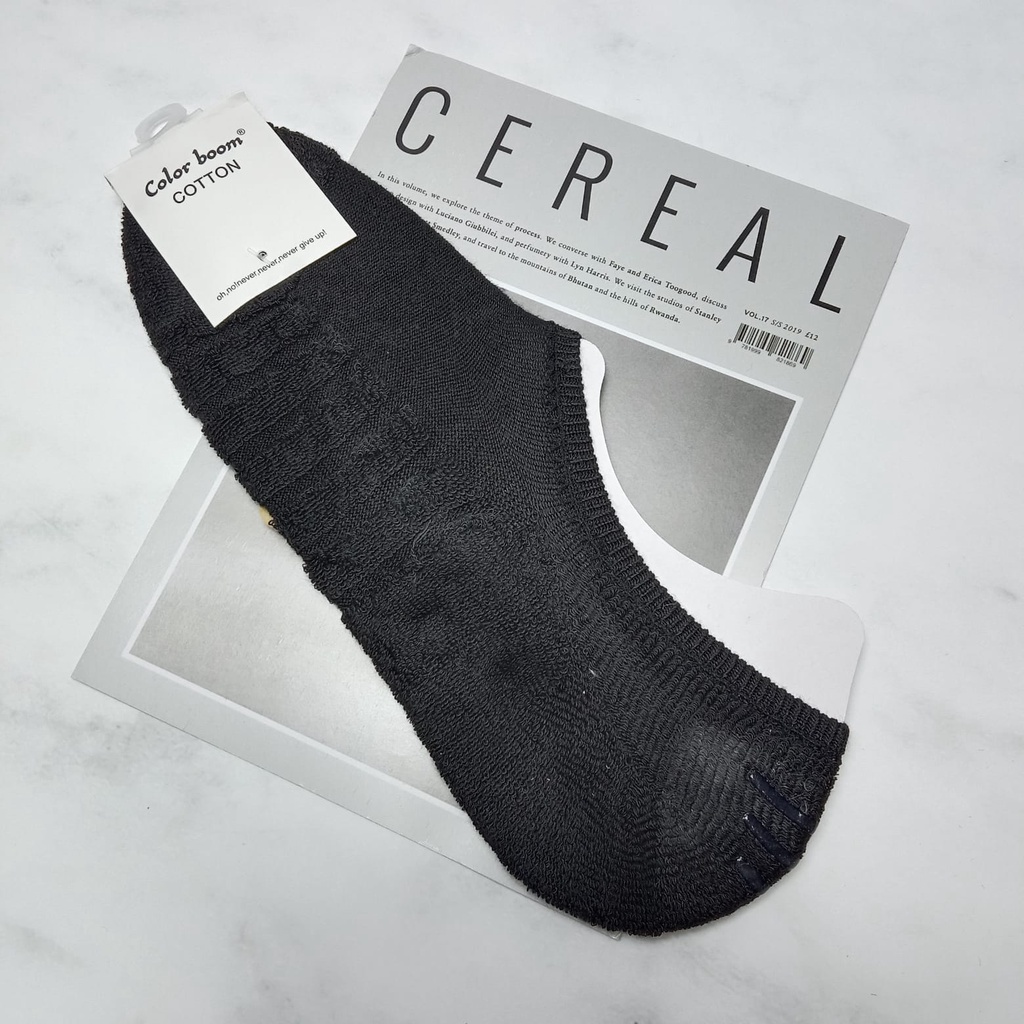 Jual Kaos Kaki pendek tebal Serat Bamboo handuk / Kaos kaki hidden Pria Wanita / kaos kaki arang ...