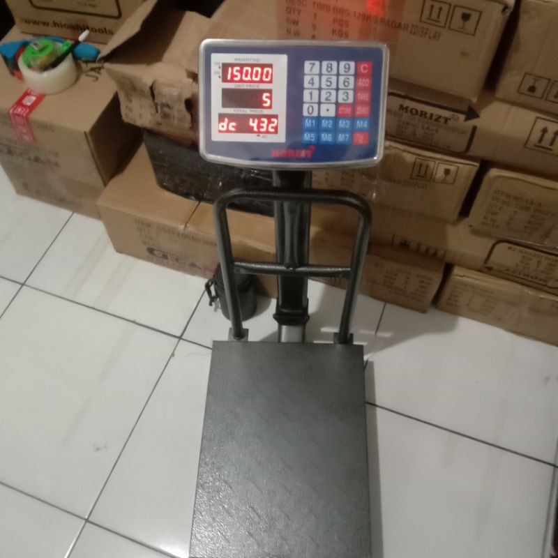 Jual Timbangan barang/beras kapasitas 300kg 2layar | Shopee Indonesia