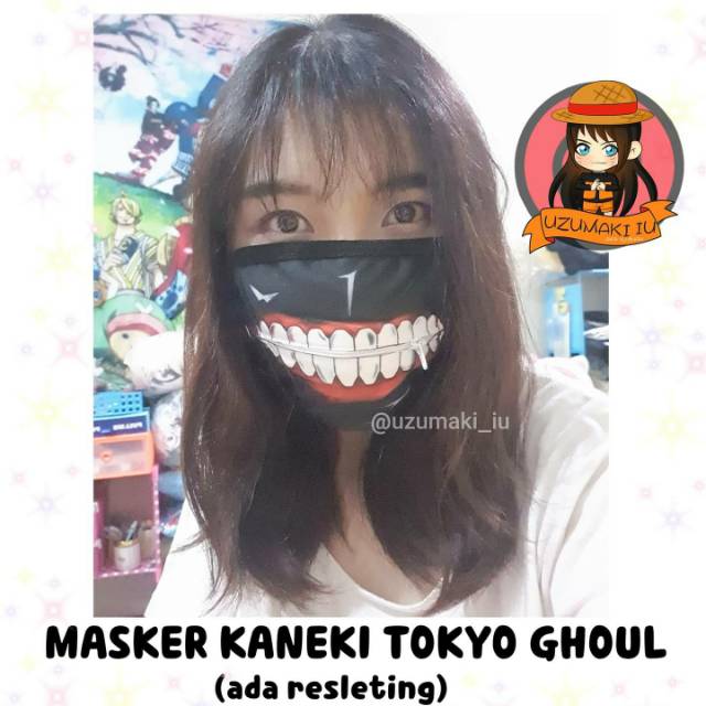 Jual Masker kain kaneki anime tokyo ghoul | Shopee Indonesia