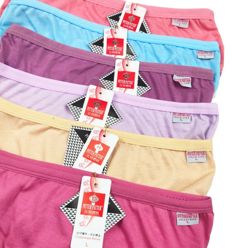Jual 12 PCS | Cd Celana Dalam Wanita Perempuan Dewasa Pitterpatter Ukuran Big Size Jumbo S M L ...
