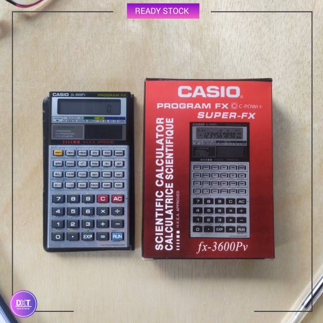 Jual (PROMO) CASIO FX 3600 PV Kalkulator Program Scientific ilmiah | Shopee Indonesia