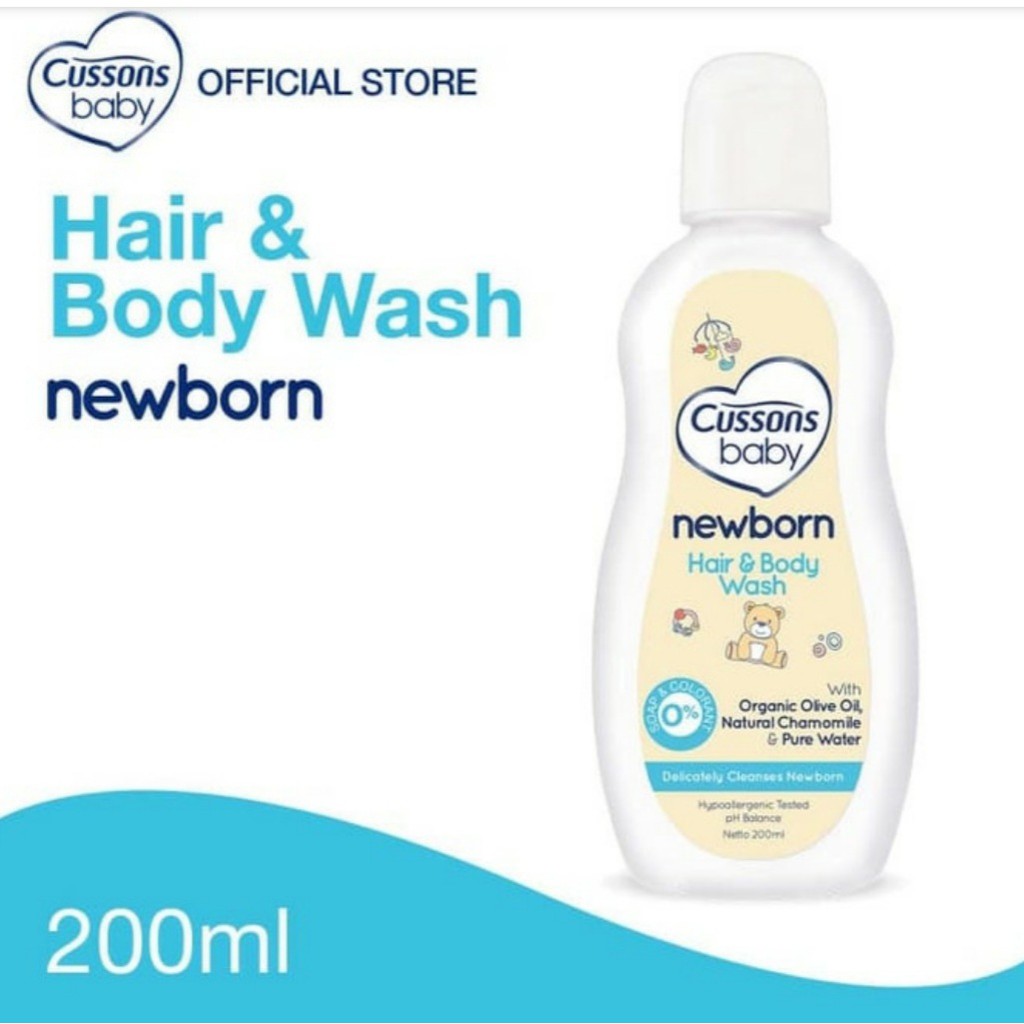 Jual Cussons Baby Newborn Hair and Body Wash / Sabun Mandi Bayi Newborn ...