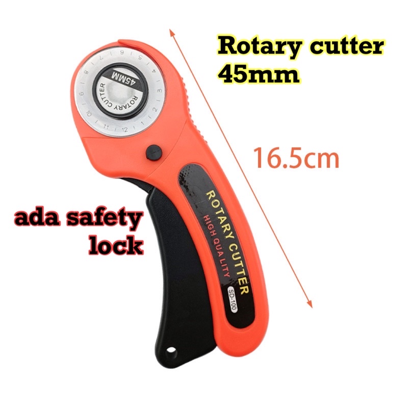 Jual rotary cutter kain kulit plastik cutter lingkaran | Shopee Indonesia