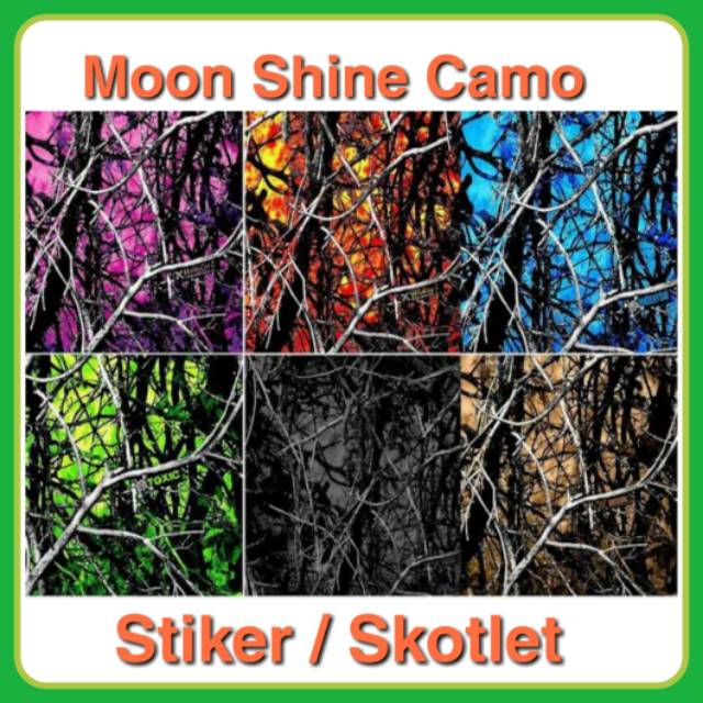 Jual STIKER CAMO STIKER MOONSHINE CAMOUFLAGE WILDFIRE TOXIC HARVEST ...