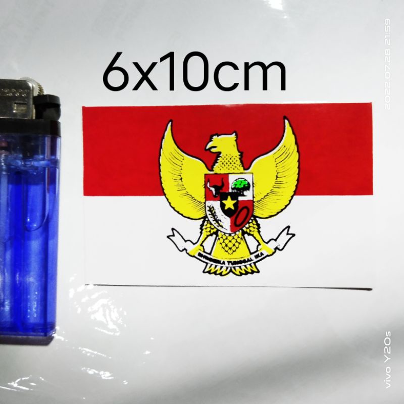 Jual stiker Garuda Pancasila kecil ukuran 6x10cm | Shopee Indonesia