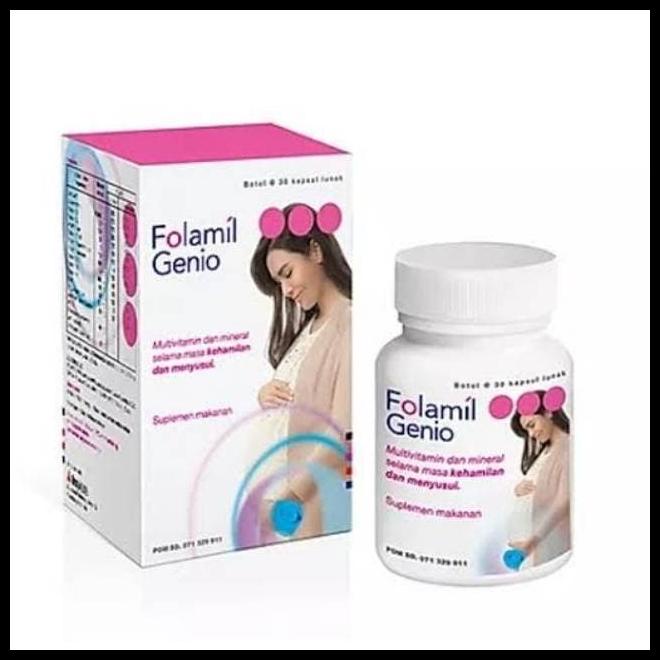 Jual Folamil Genio Isi 30 - Soft Capsules Isi 30 Kapsul Original ...