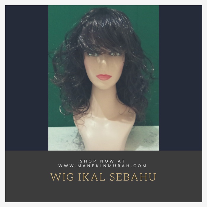 Jual Sandy- Wig model rambut ikal sebahu - Tembaga | Shopee Indonesia