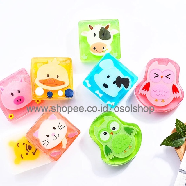 Jual Handmade Soap / Sabun cuci tangan / sabun mandi kartun / cute ...