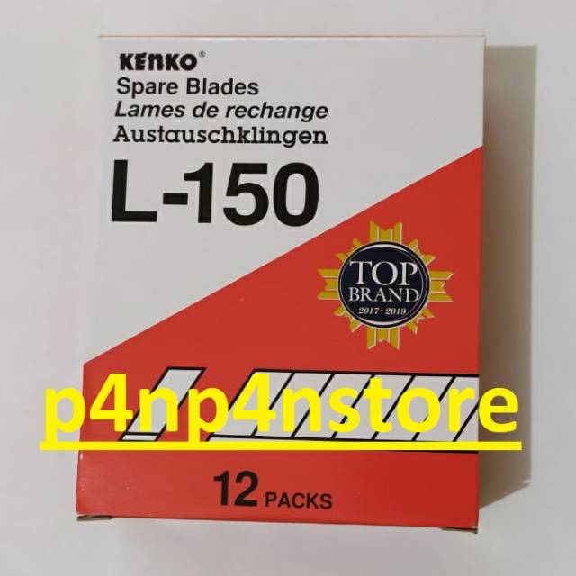 Jual Isi cutter Kenko L-150 (18mm) / Kenko Cutter Blade L-150 (18mm ...
