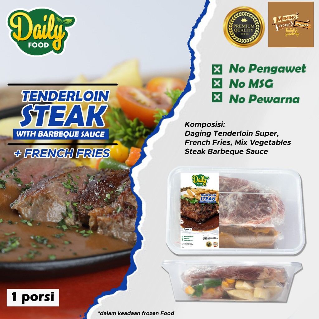 Jual SIRLOIN STEAK DAGING PREMIUM DAN SEGAR (FROZEN FOOD) | Shopee ...
