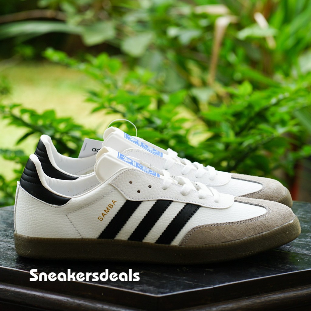 Jual Adidas Samba White Sepatu Sneakers Pria Casual | Shopee Indonesia