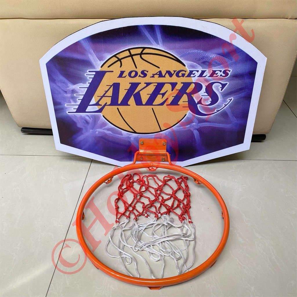 Jual Ring Papan Basket Sedang M Basketball Bola Olahraga Jaring Kayu ...