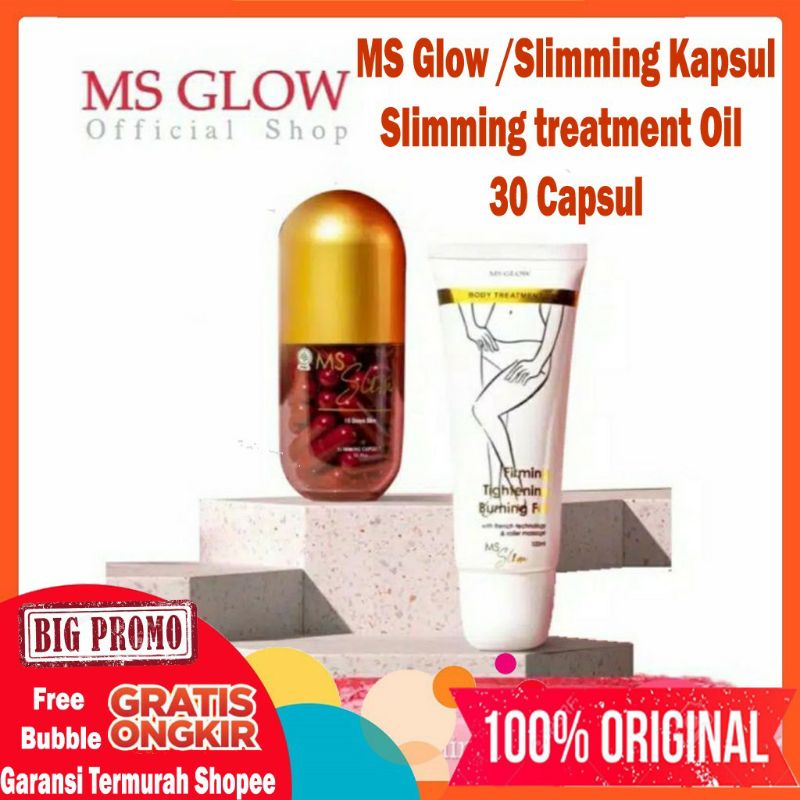 Jual MS SLIM BODY OIL TREATMENT, MS CAPSULE PELANGSING TUBUH | Shopee ...