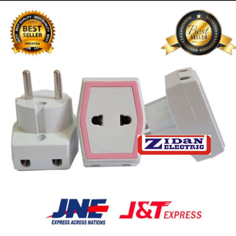 Jual Steker T Multi 3 Lubang Light House / Colokan Listrik 3 Cabang ...