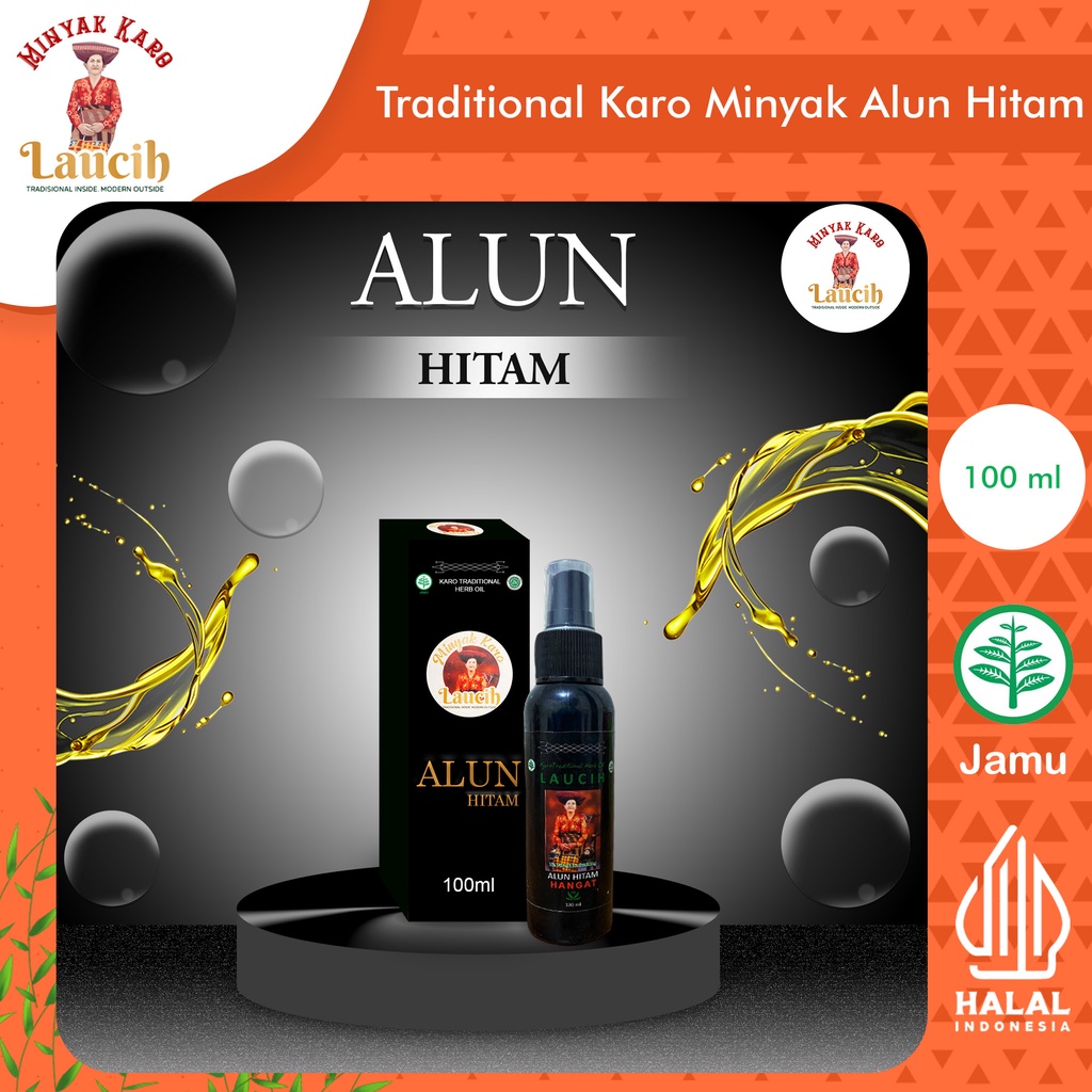 Jual Herbal Oil Traditional Karo Minyak Alun Hitam Aromatherapy Spray ...