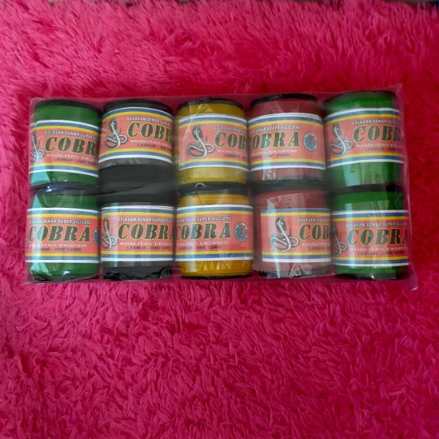 Jual Benang Gelasan Layangan 1 Pack Large Besar Isi 10 pcs (CAP COBRA ...