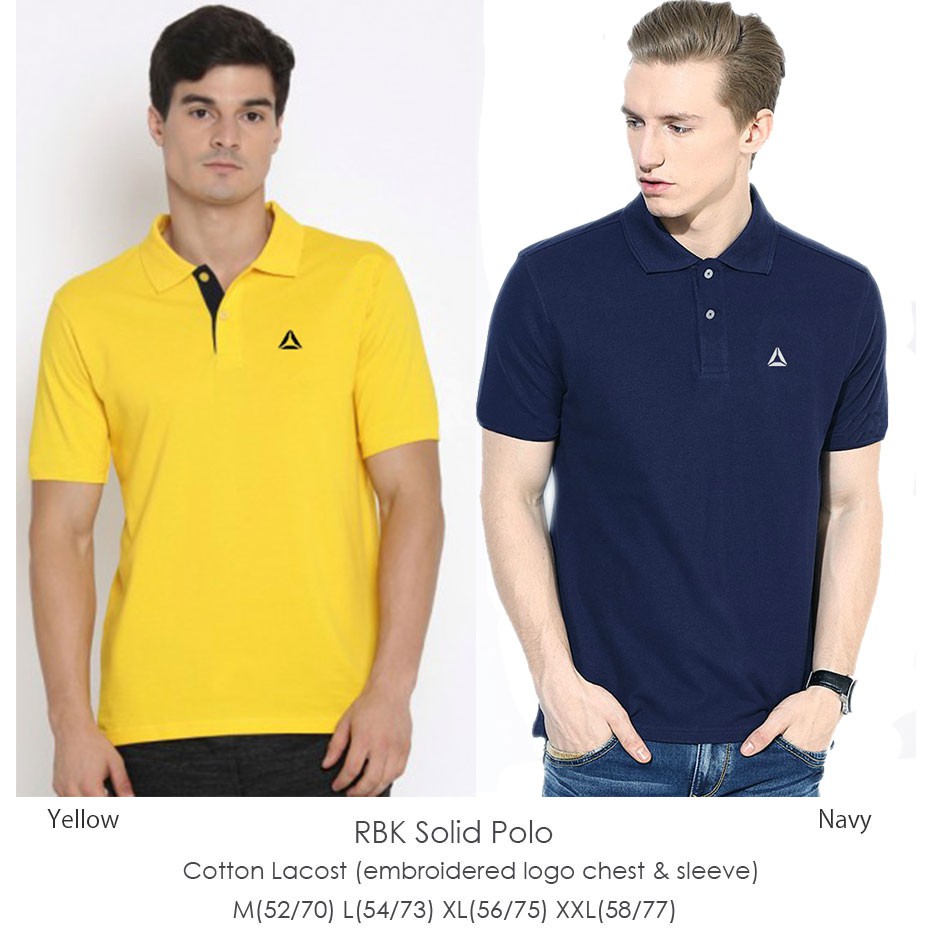 Jual reebok Solid polo | Shopee Indonesia