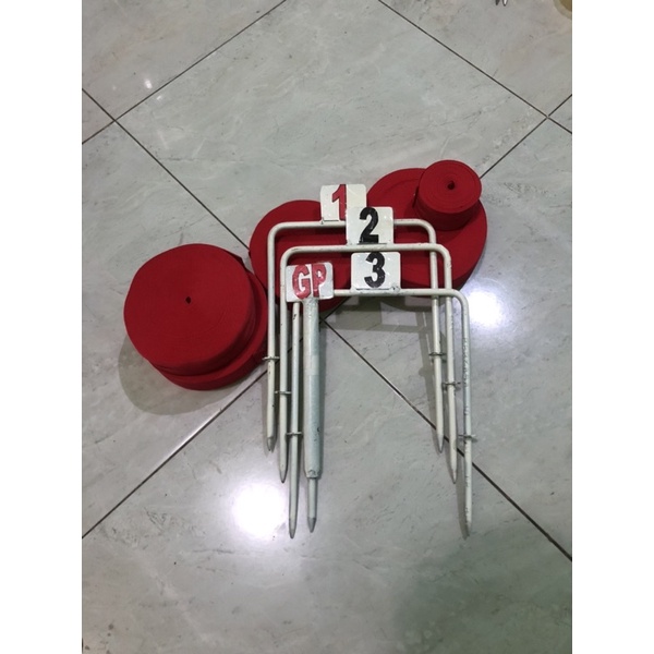 Jual Gawang Gateball putih dan Lane lapangan | Shopee Indonesia
