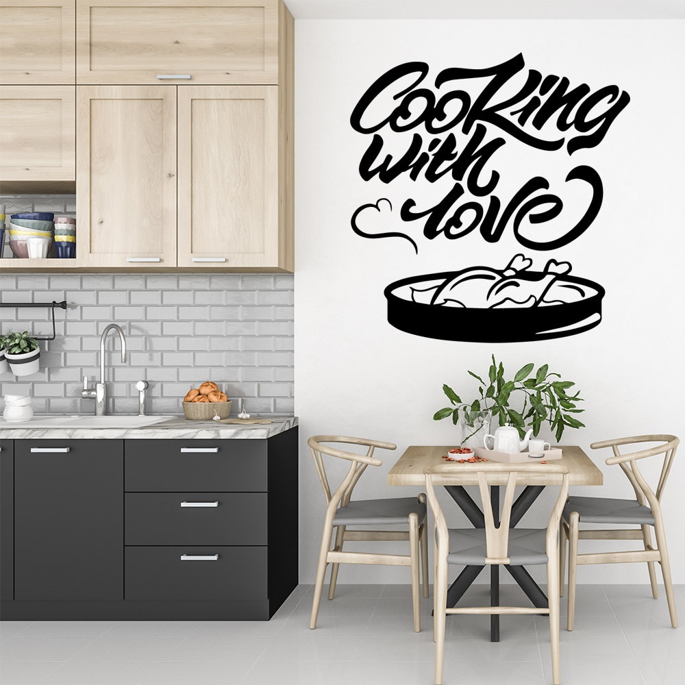 Jual Stiker Dinding Dapur Hot kitchen Wall Sticker Home Decoration ...
