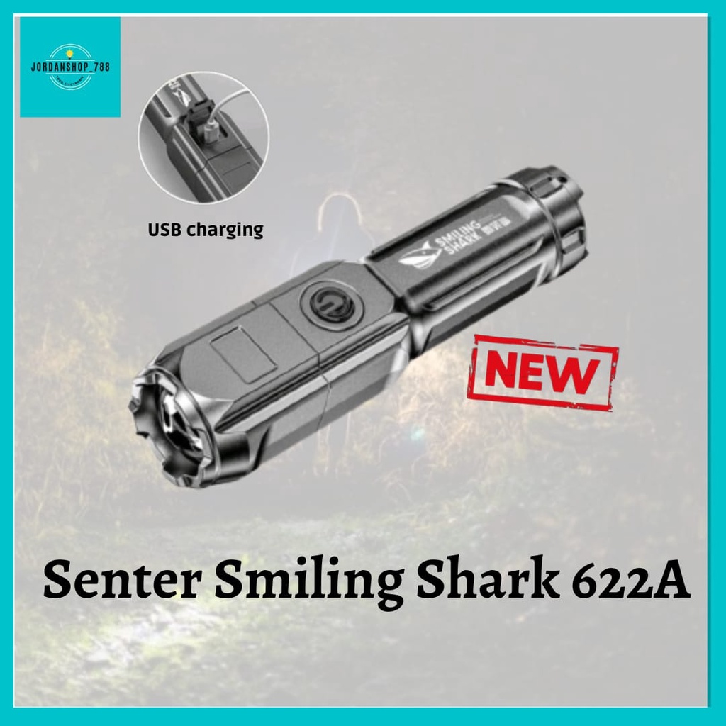 Jual Senter Smiling Shark 622A | Shopee Indonesia