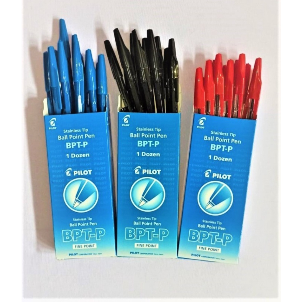 Jual Pulpen Pilot BPTP/ Pen/Pena/Pulpen/Ballpoint/12pcs | Shopee Indonesia