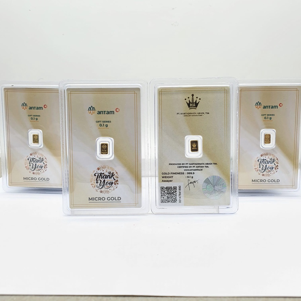 Jual Hampers THANK YOU Minigold MICROGOLD 0.1GR 0.25gr - Hartadinata ...