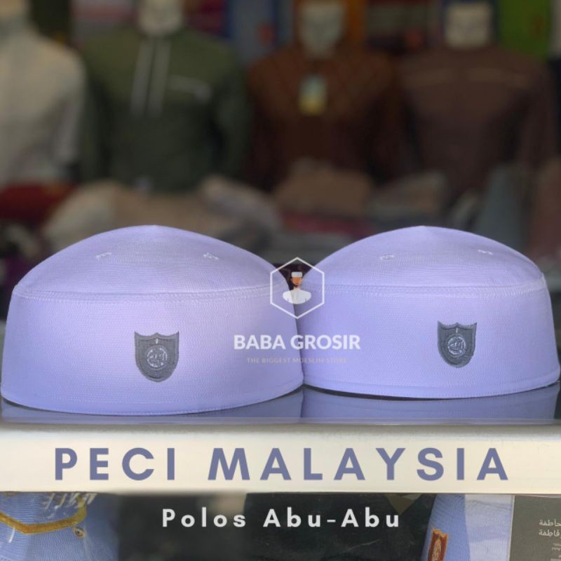 Jual Peci Malaysia Polos Logo Abu-abu | Shopee Indonesia