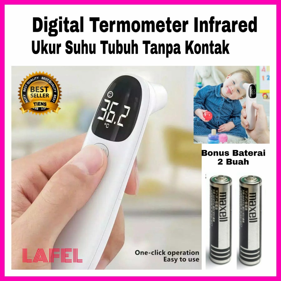 Jual Termometer Infrared Alat Ukur Suhu Tubuh Non Contact | Shopee ...