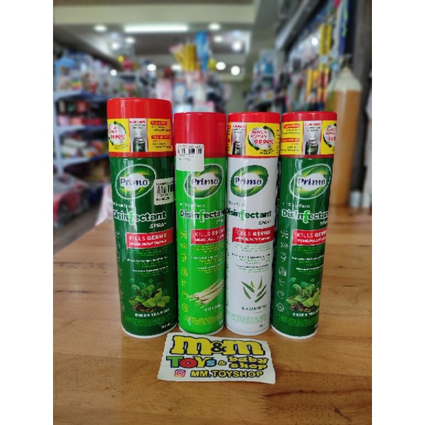 Jual PRIMO DISINFECTANT SPRAY 300-500ML | Shopee Indonesia