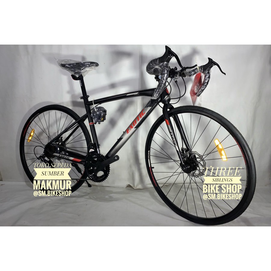 Jual SEPEDA BALAP ROAD BIKE EXOTIC 2068 FS 1.0 700c GREY | Shopee Indonesia
