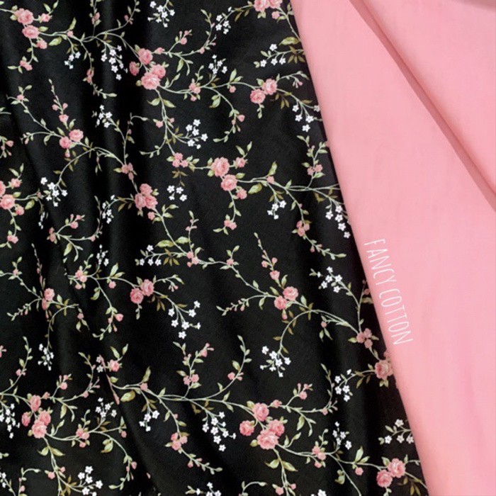 Jual Promo kain katun motif bunga ranting cantik dari tokai senko ...