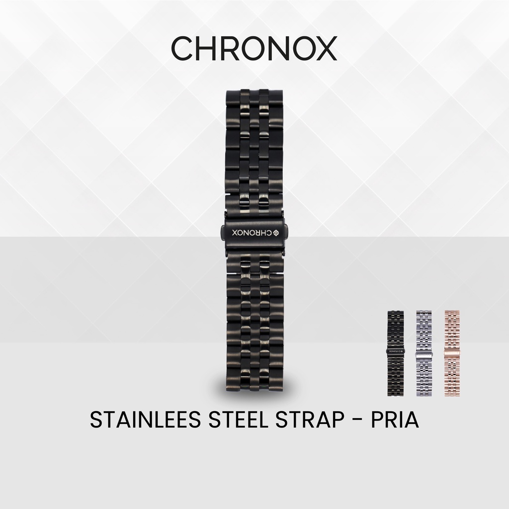 Jual Strap Jam Tangan Chronox Pria dan wanita (Stainless Steel) | Shopee Indonesia