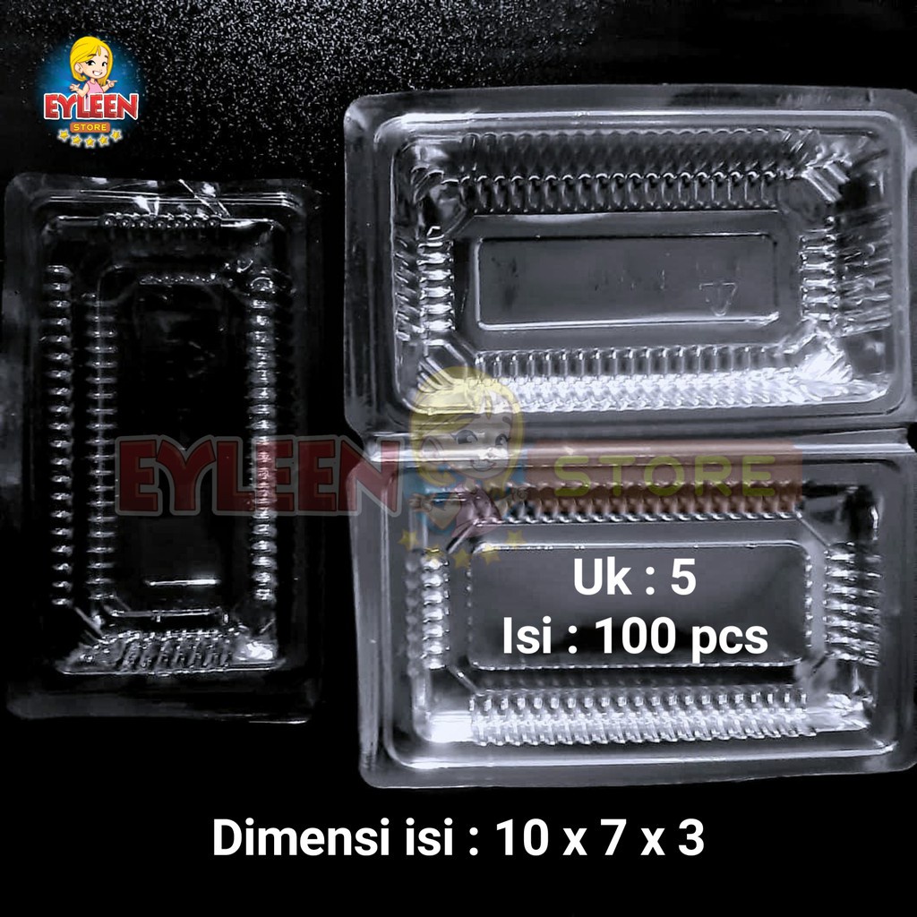 Jual Mika Plastik Kue Uk 5 | Mika Bening Kue isi 100 | Shopee Indonesia