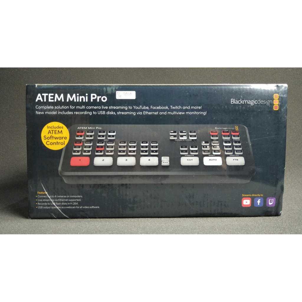 Jual VIDEO MIXER BLACKMAGIC DESIGN ATEM MINI PRO HDMI LIVE STREAM ...
