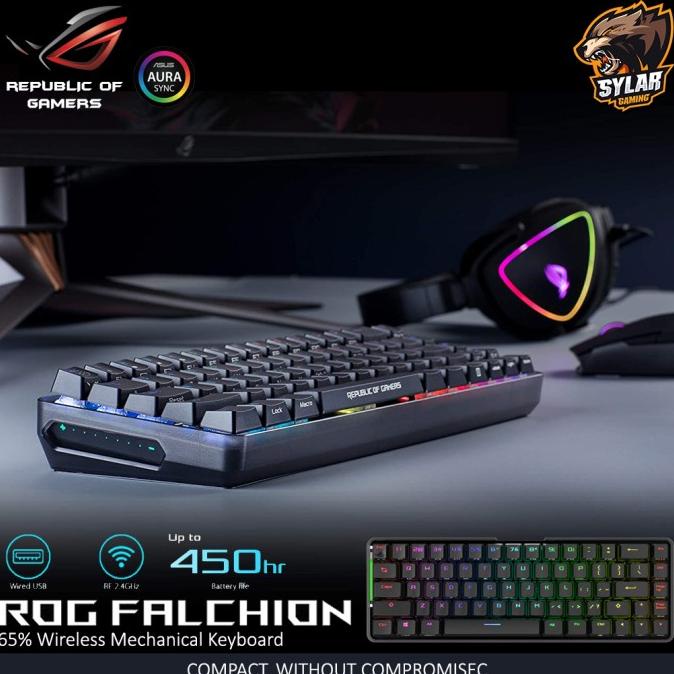 Jual Asus ROG Falchion Wireless Mechanical Gaming Keyboard | Shopee ...