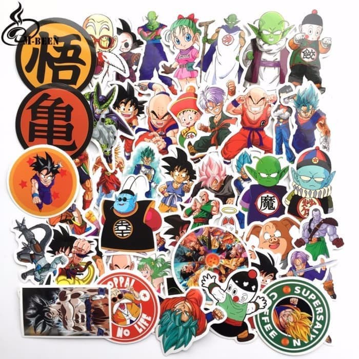Jual Sticker / Stiker Diffuser Dragon Ball, Naruto, One Piece | Shopee ...