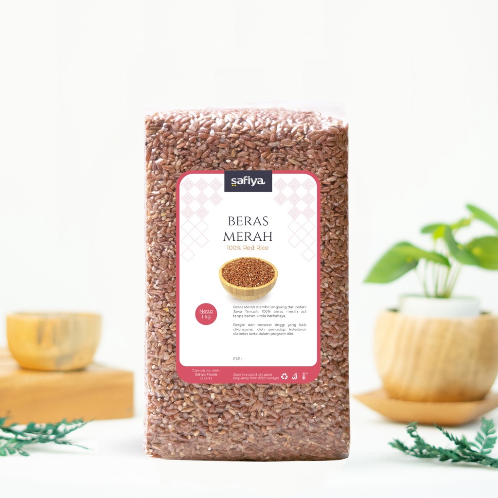 Jual Beras Organik 1 Kg Beras Merah Beras Pandan Wangi Original Premium ...